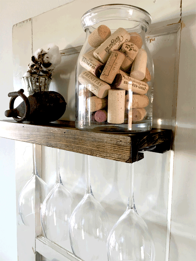 DIY Rustic Chic Wine Display | Blog