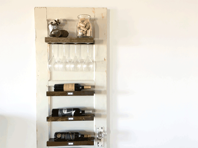 DIY Rustic Chic Wine Display | Blog