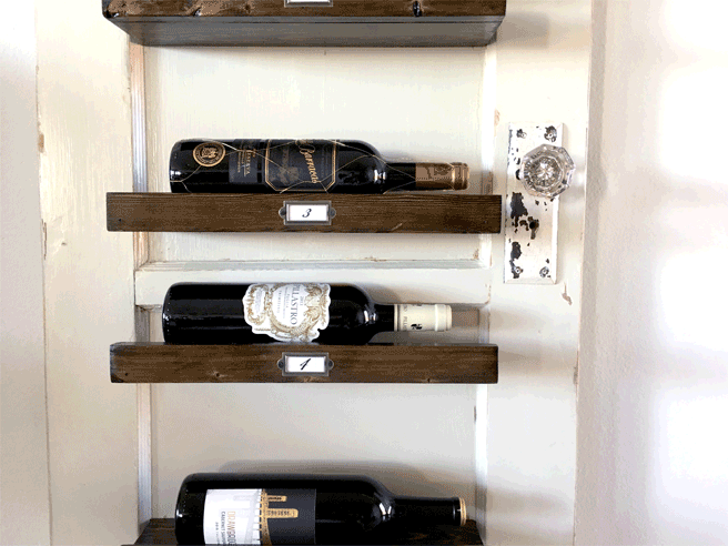 DIY Rustic Chic Wine Display | Blog