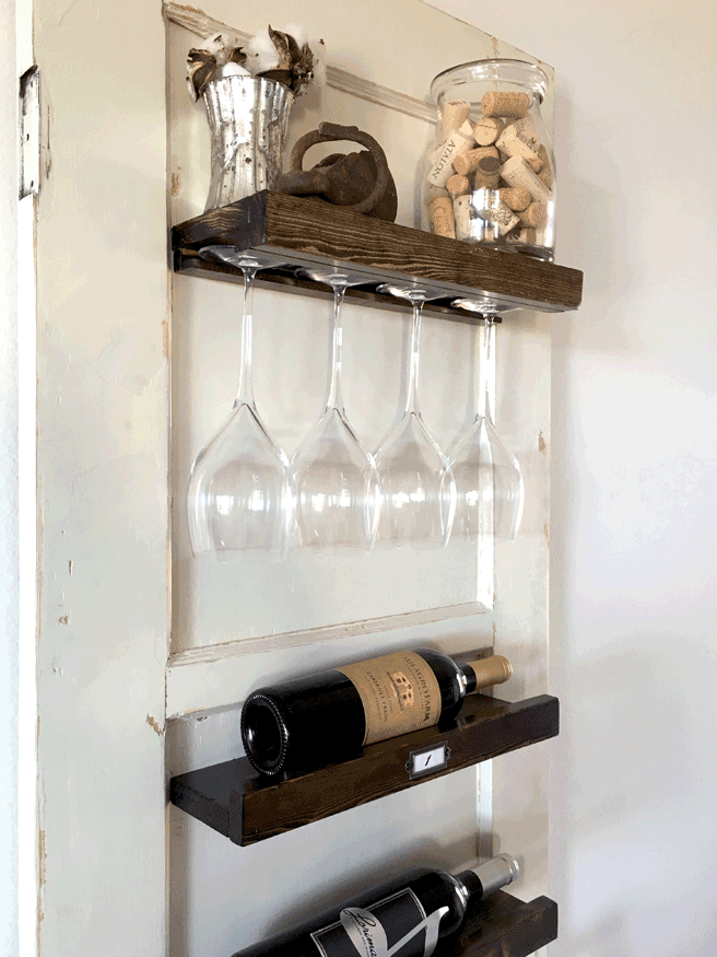 DIY Rustic Chic Wine Display | Blog