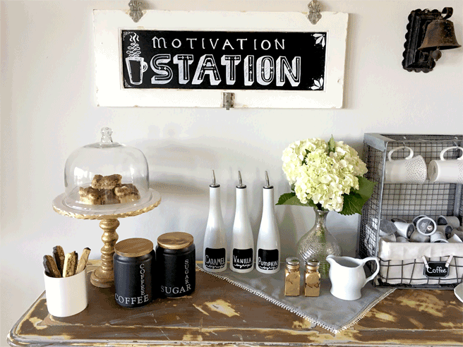 A Practical, Lovely DIY Coffee Bar Article