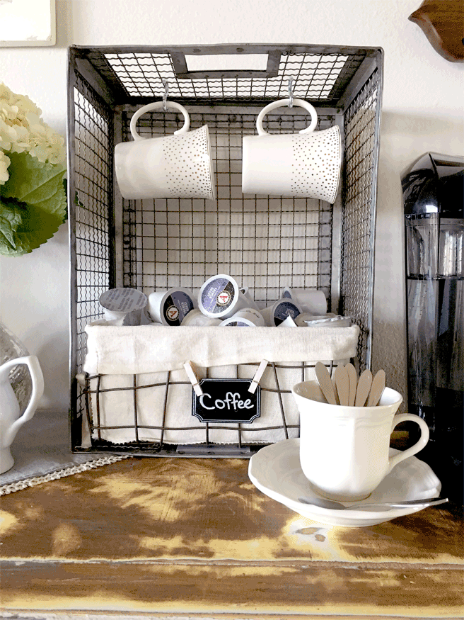 A Practical, Lovely DIY Coffee Bar Article